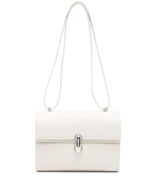 SAVETTE Symmetry 19 Cross Body Bag in White | Lyst