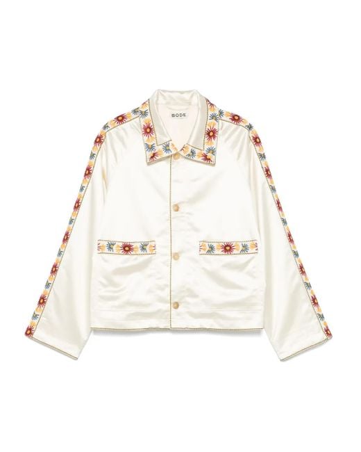 Bode Candyfloss Overshirt in Natural for Men | Lyst