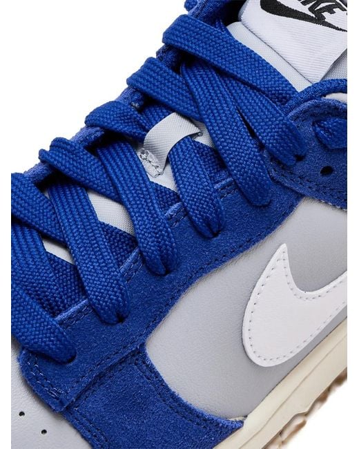 Nike Dunk Low Panelled Sneakers in Blue for Men | Lyst UK