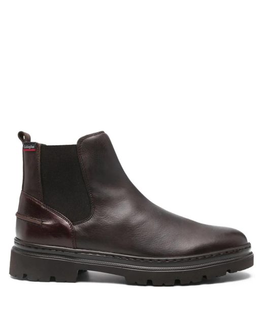 Callaghan Leather Chelsea Boots in Brown for Men | Lyst UK