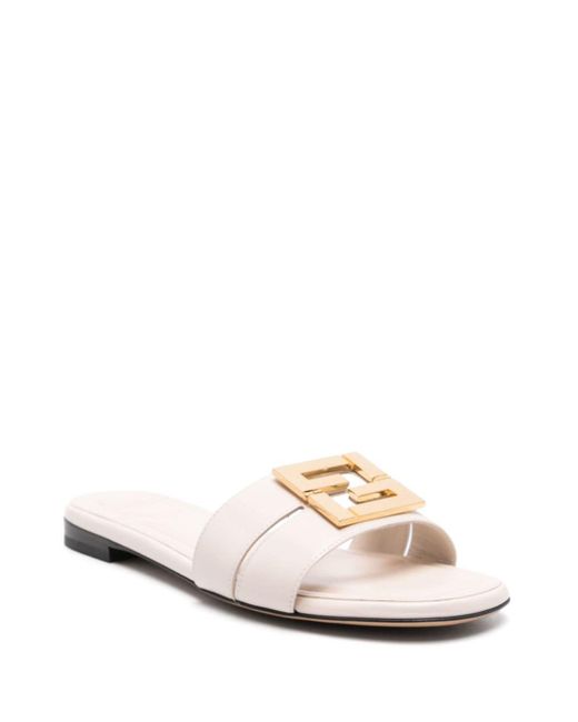 Fendi Ffold Slides in White | Lyst