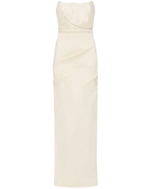 Rachel Gilbert Sienna Maxi Dress in White | Lyst