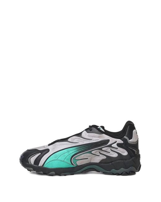 PUMA Inhale Distressed Logo Sneakers in Green for Men | Lyst UK