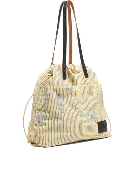 Bimba Y Lola Paper Cactus Shoulder Bag in Natural | Lyst UK