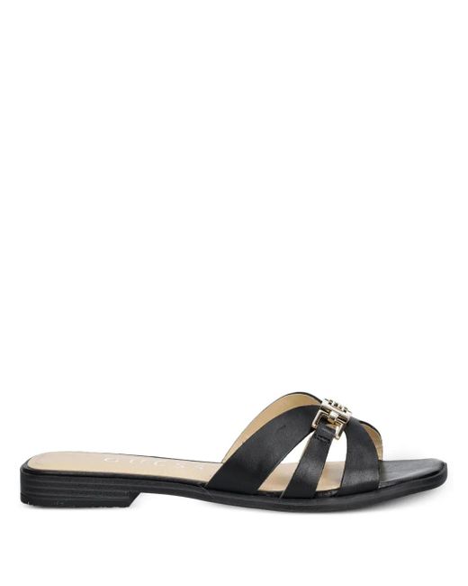Guess Slone Slides in White | Lyst