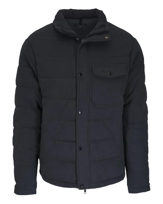 Faherty Padded Jacket in Blue for Men | Lyst