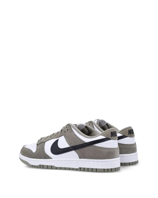 Nike Dunk Low Suede Leather Sneakers in Metallic for Men | Lyst