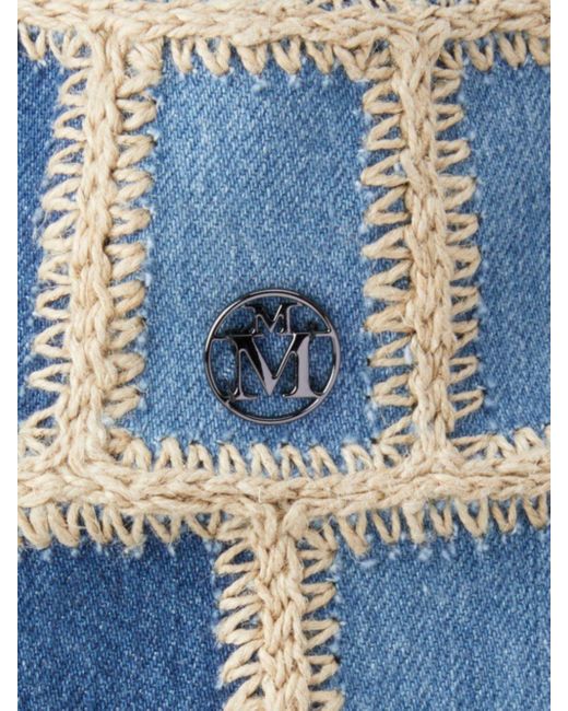 Maison Michel Pablo Bucket Hat in Blue | Lyst