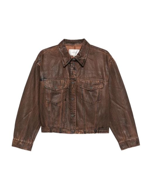 Gestuz Gzcellie Chest Pocket Jacket in Brown | Lyst UK