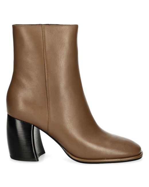 MICHAEL Michael Kors 80Mm Maude Boots in Brown | Lyst