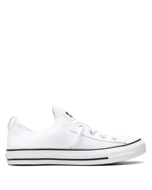 Converse Chuck Taylor All Star Shoreline Knit Slip White Sneakers Lyst