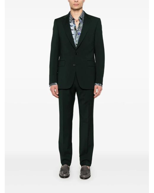 Fursac Wool Suit in Green for Men | Lyst