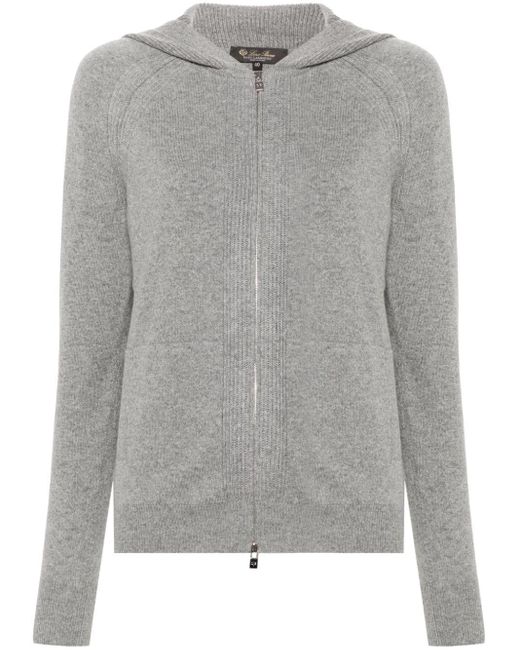 Loro Piana Merano Cardigan in Gray | Lyst