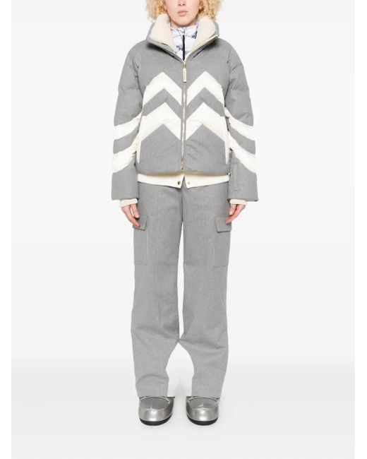Bogner Fire + Ice Luca Ski Wide-Leg Trousers in Gray | Lyst