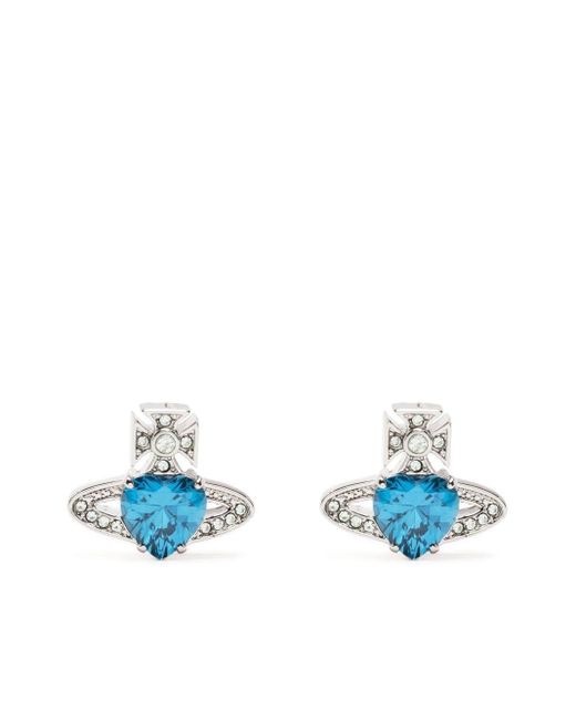 Vivienne westwood earrings blue