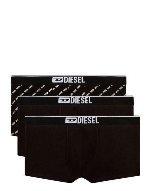 DIESEL Damien Boxers (Pack Of Three) in Black for Men | Lyst