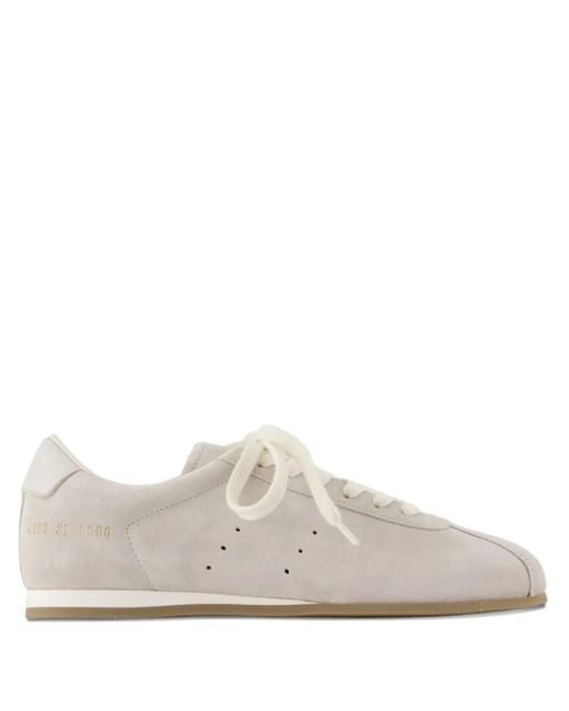 Common Projects Driving Shoe Smooth Leather Sneakers in White | Lyst UK