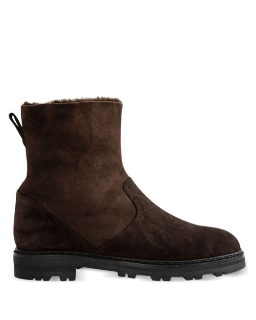 Manolo Blahnik Tomosa Boots in Brown | Lyst