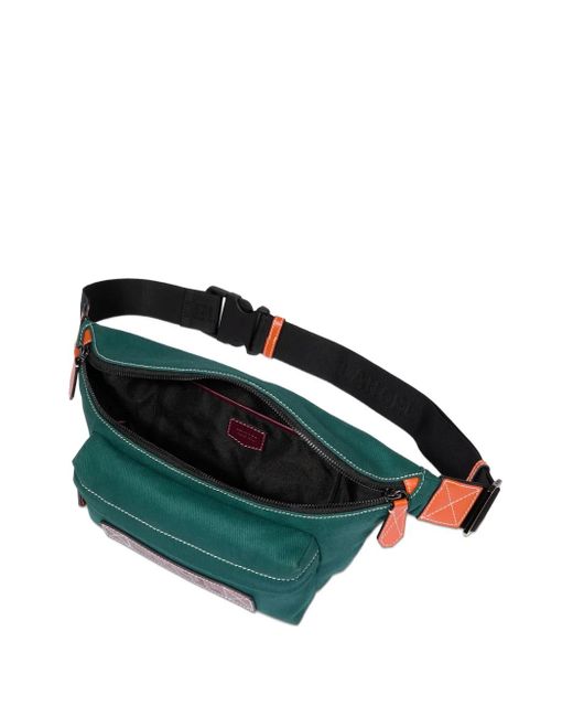 Lancel Leather-Trimmed Belt Bag in Green for Men | Lyst UK