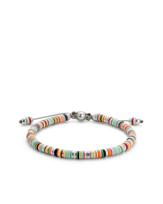 MAOR Malli African Disc Bracelet in White | Lyst