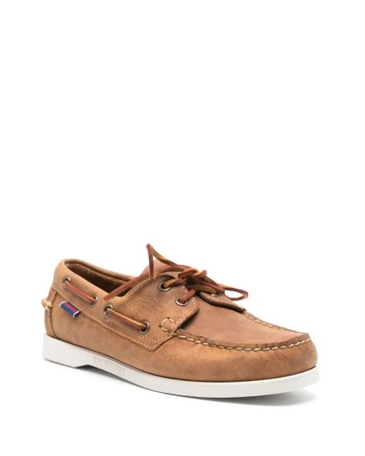 Sebago Dockside Portland Crazy Boat Shoes in Brown | Lyst