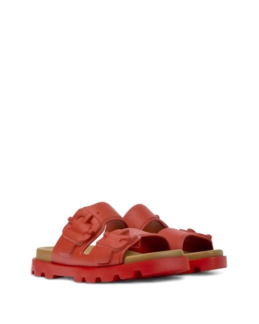 Camper Brutus Slides in Red | Lyst