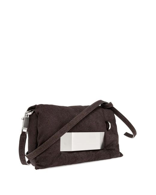 Rick Owens Griffin Padded Shoulder Bag in Black | Lyst