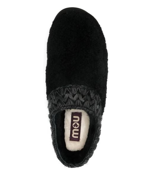 Mou Woven Clogs in Black | Lyst UK