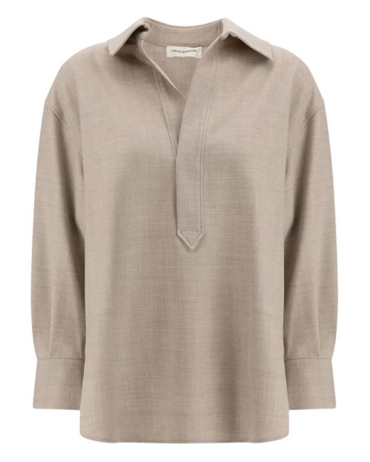 True Royal Panel Shirt in Brown | Lyst UK