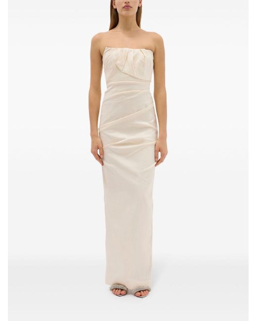 Rachel Gilbert Sienna Maxi Dress in White | Lyst