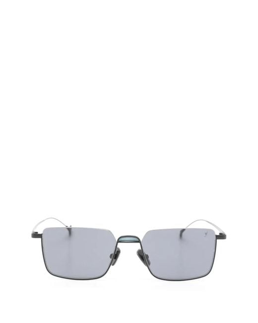 Eyepetizer Nakano Rectangle-Frame Sunglasses in White | Lyst UK