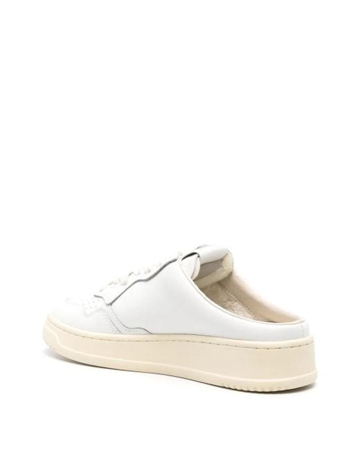 Autry Medalist Mule Sneakers in White | Lyst