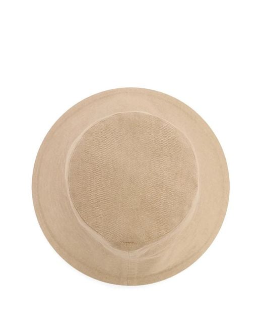 Isabel Marant Shaley Logo Hat in Natural | Lyst UK