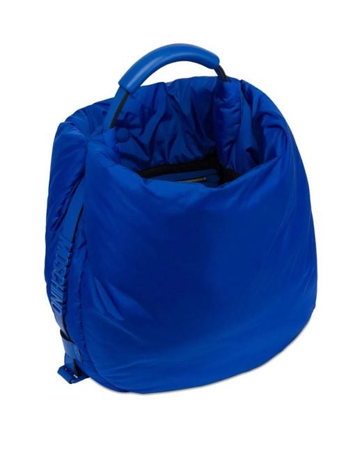 Moschino Logo-Lettering Shoulder Bag in Blue | Lyst UK