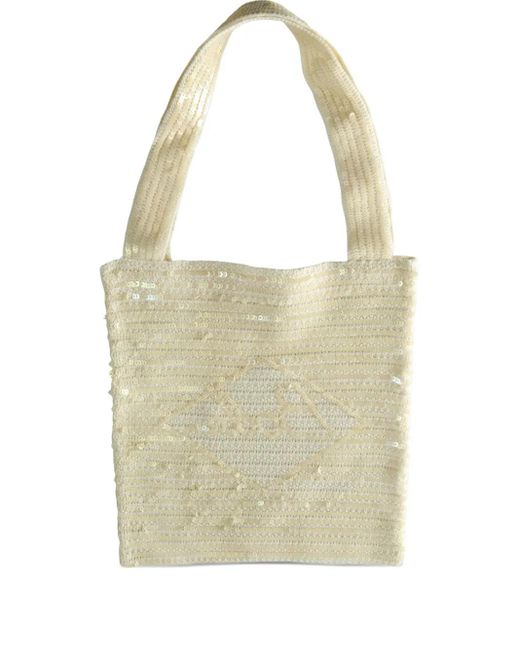 Bode Sequin Embellished Tote Bag in Natural for Men | Lyst