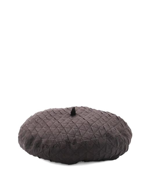 Loro Piana Silk Beret in Brown | Lyst UK