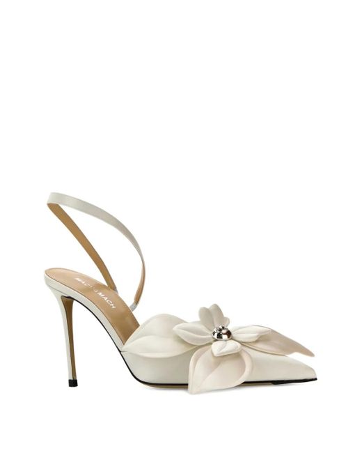 Mach & Mach 95Mm Orchid Pumps in White | Lyst