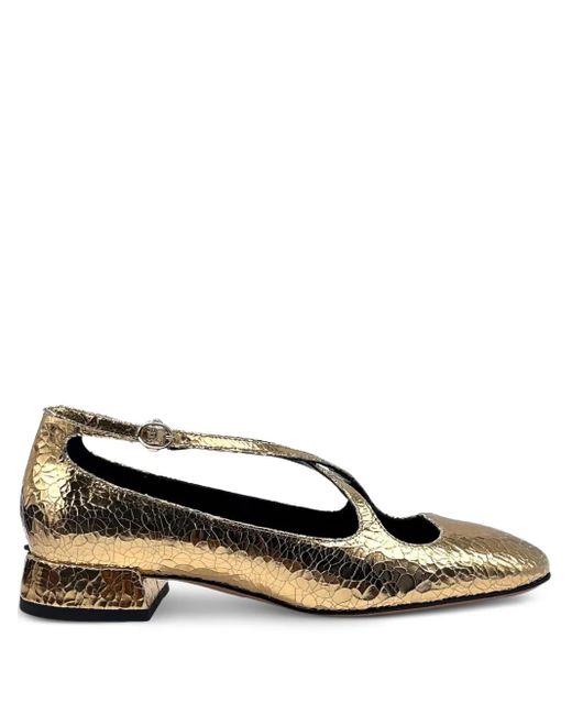 A.Bocca Two For Love Criss-Cross-Strap Pumps in Brown | Lyst UK