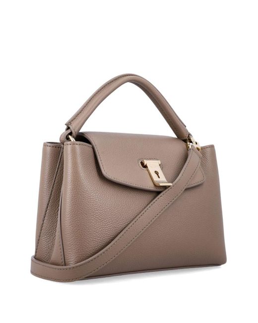 Bally Layka Leather Tote Bag in Brown | Lyst
