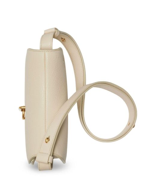Burberry Mini Rocking Horse Crossbody Bag in White | Lyst UK