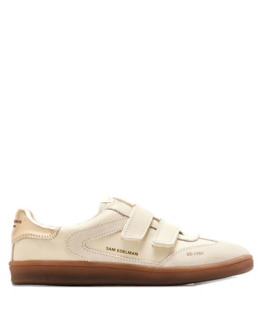 Sam Edelman Touch-Strap Sneakers in White | Lyst UK
