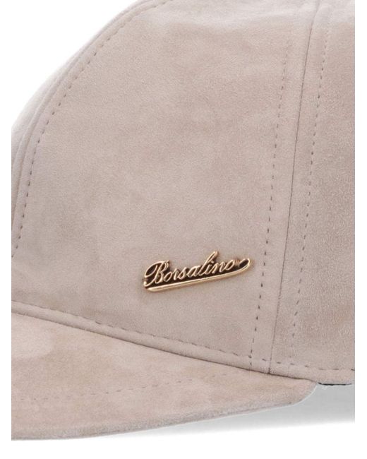Borsalino Otis Cap in Natural | Lyst