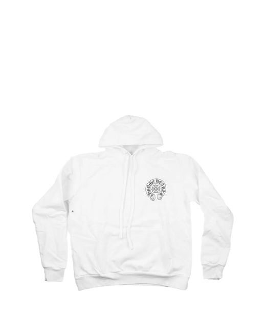Chrome Hearts Miami Logo Hoodie in White for Men | Lyst UK