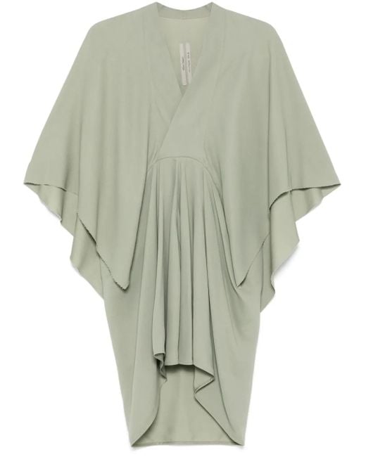 Rick Owens Half Moon Mini Dress in Green | Lyst