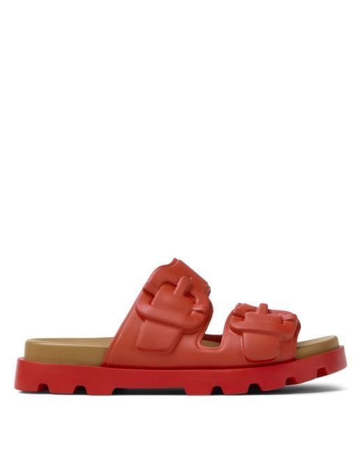 Camper Brutus Slides in Red | Lyst