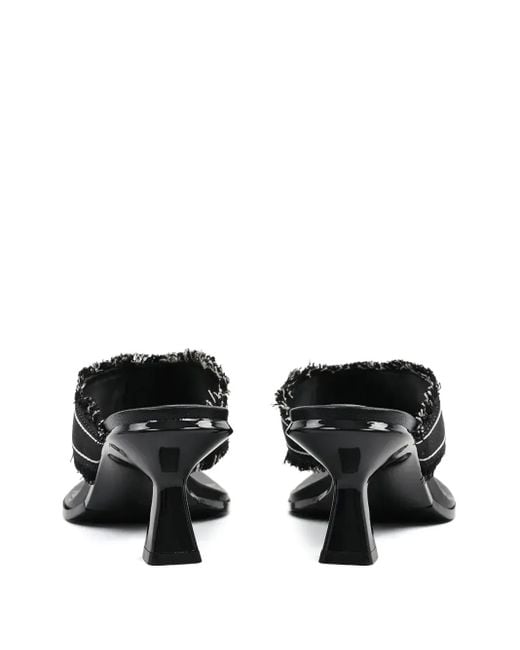 Karl Lagerfeld 70Mm Panache Ii Flip Flops in Black | Lyst
