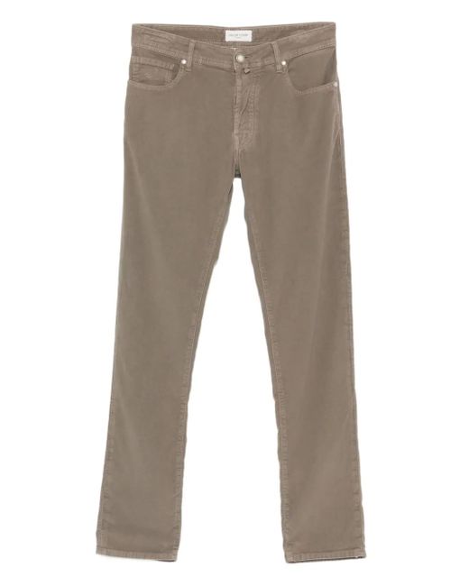 Jacob Cohen Straight-Leg Trousers in Grey for Men | Lyst UK