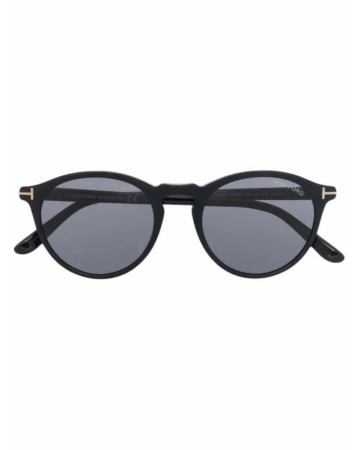 Tom Ford Aurele Round-Frame Sunglasses in Blue for Men | Lyst UK