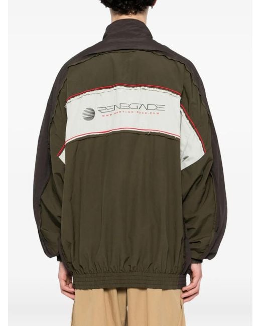 Martine Rose Logo-Print Jacket in Green for Men | Lyst