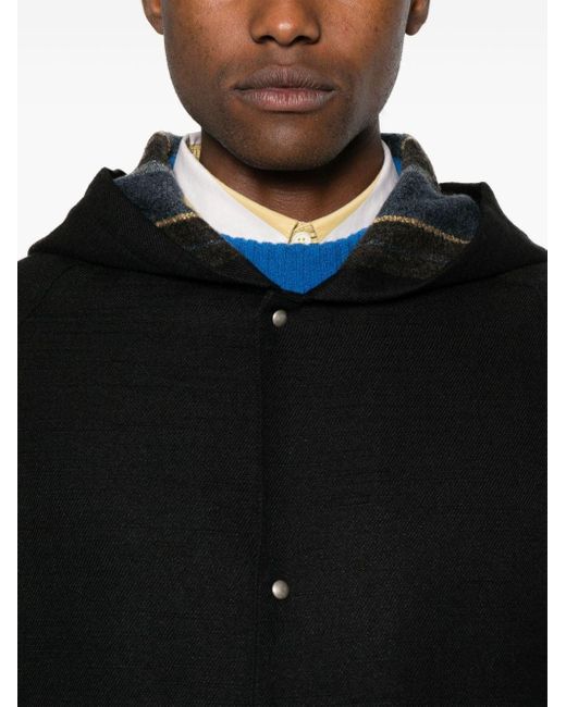 Visvim Connor Hoodie Coat in Black for Men | Lyst